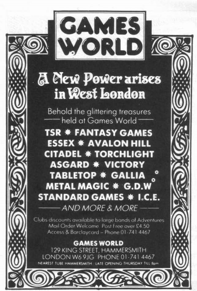 London Games Stores – Part 2 – The Duke Mitchell Film Club