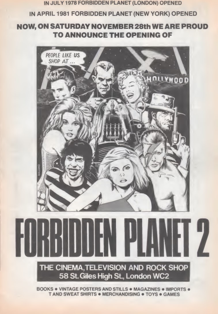 Starburst – Forbidden Planet Adverts – Part 2 – The Duke Mitchell Film Club