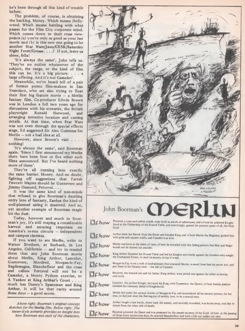 Merlin (1979) = Excalibur (1981) – The Duke Mitchell Film Club